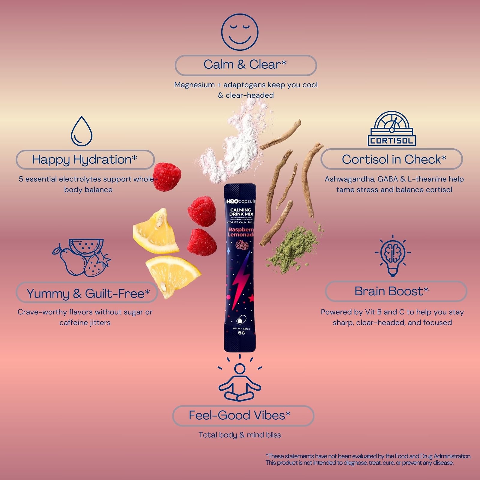 Calm magnesium glycinate for muscle recovery