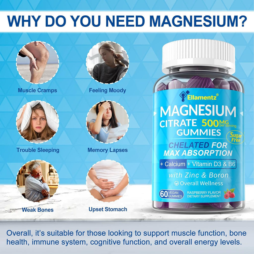 Calm magnesium gummies for enhanced mood