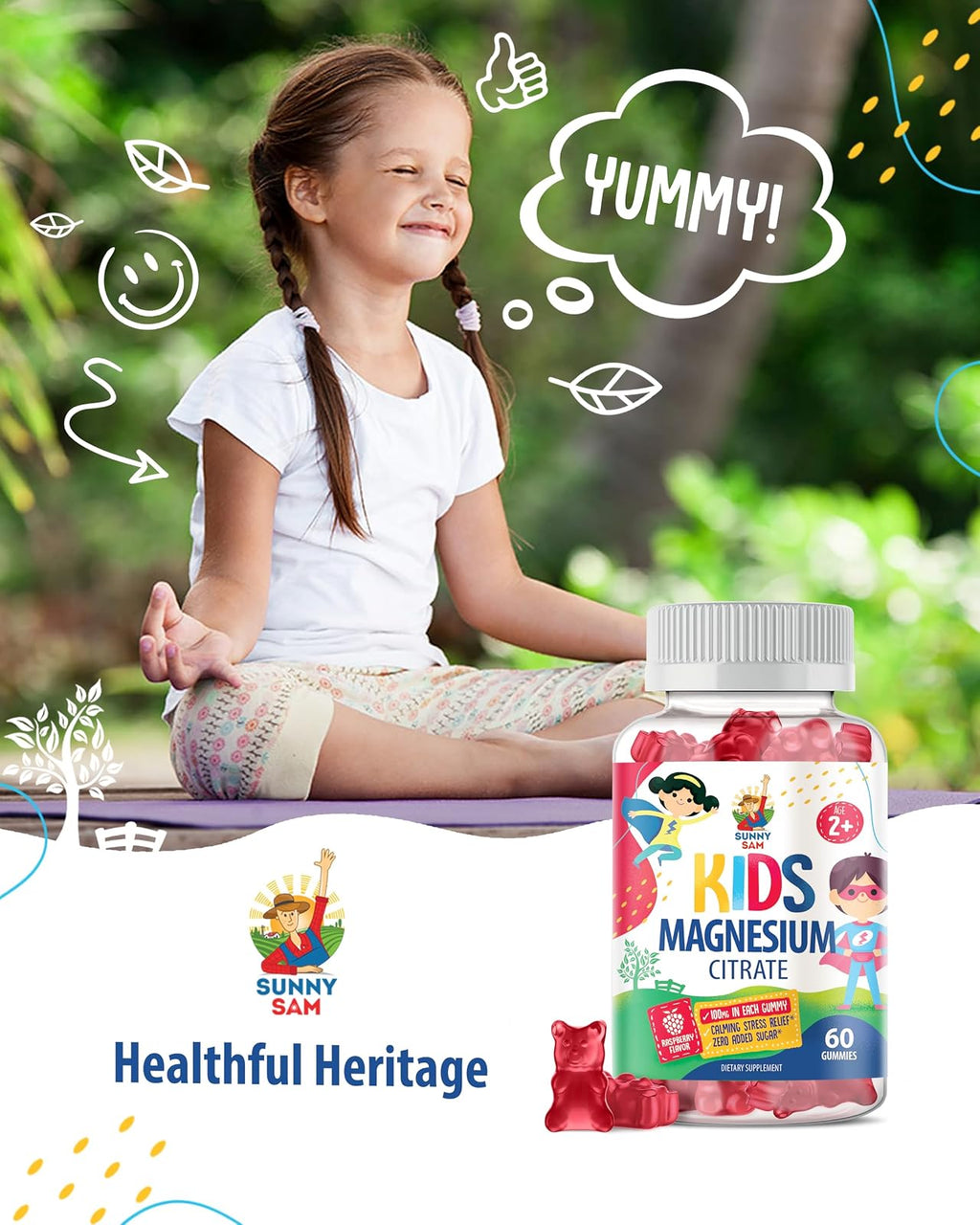 Calm magnesium gummies for improved sleep quality
