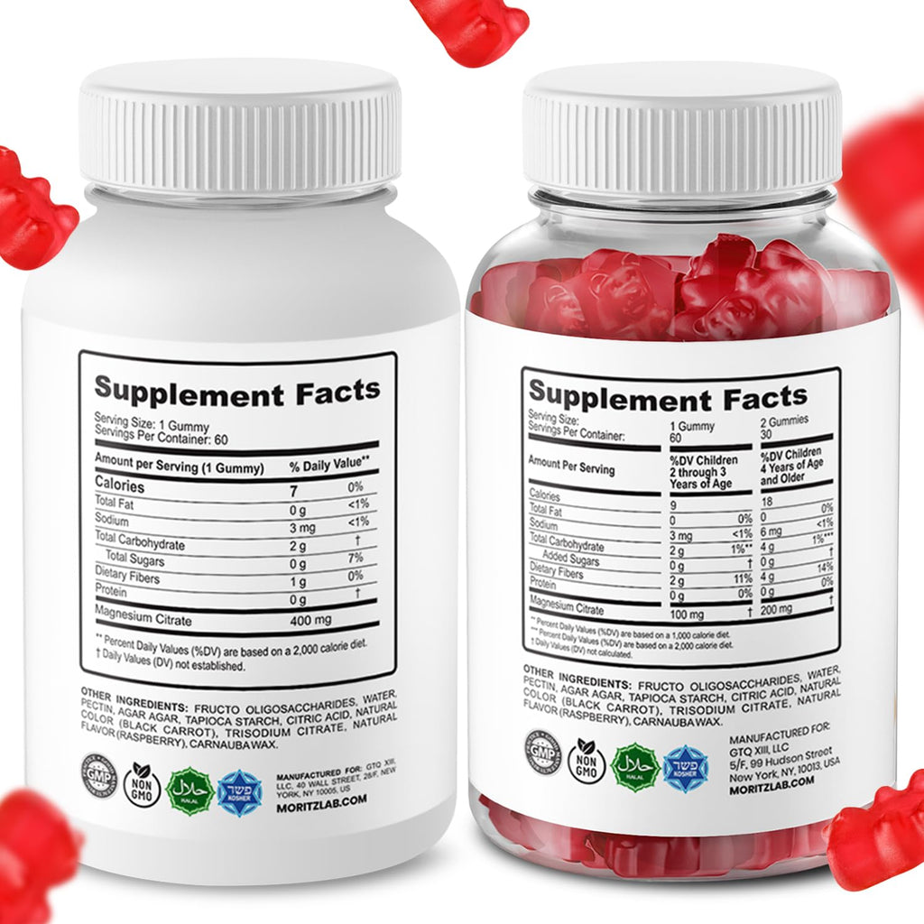 Calm magnesium gummies for stress relief