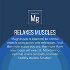 Calm magnesium powder for stress relief