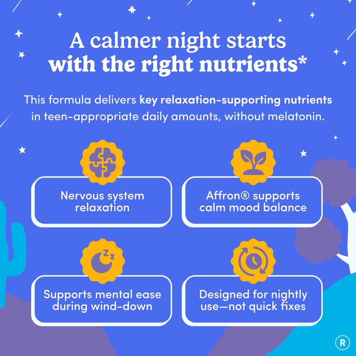 calm magnesium support for busy teens