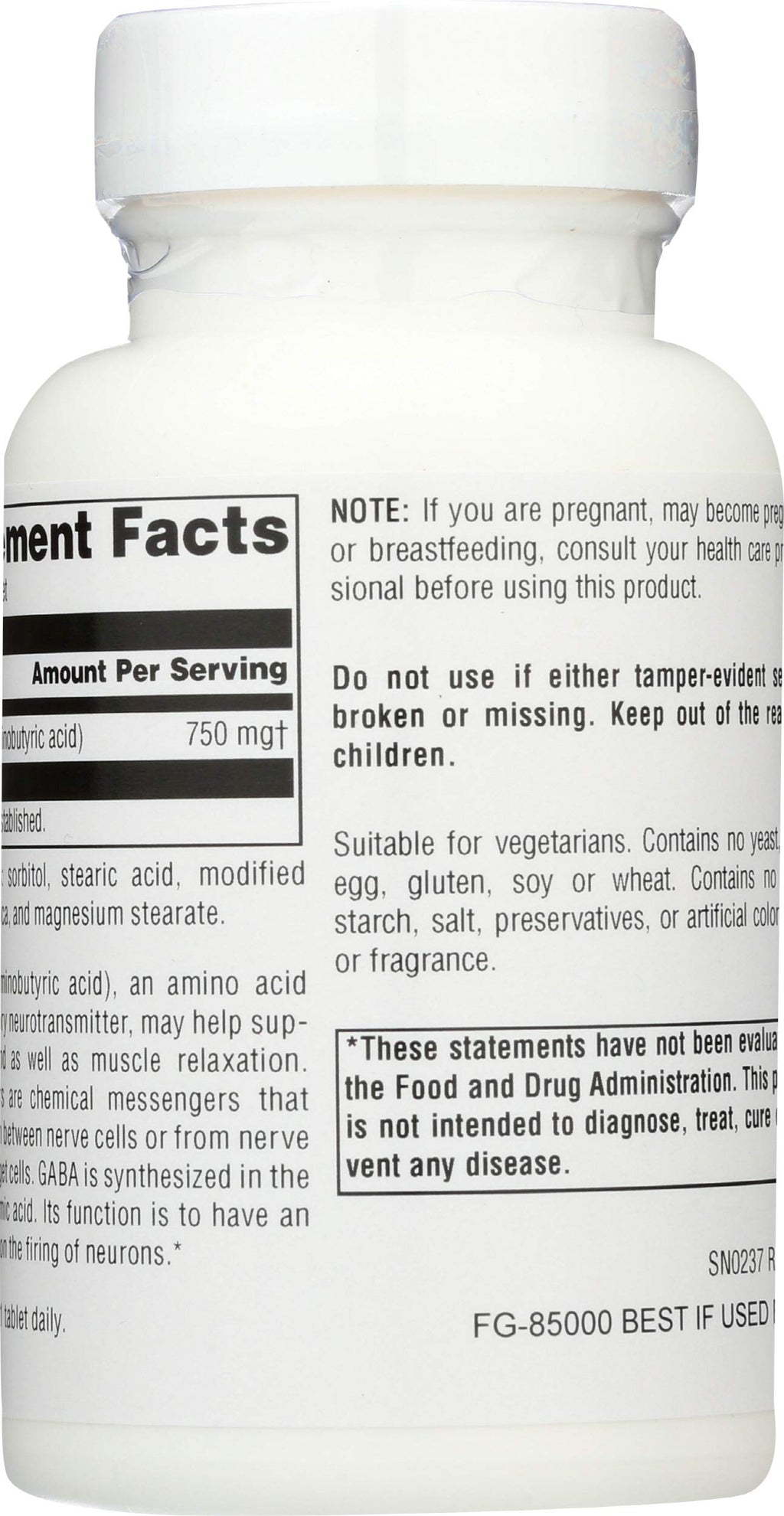 calm mind with GABA tablets