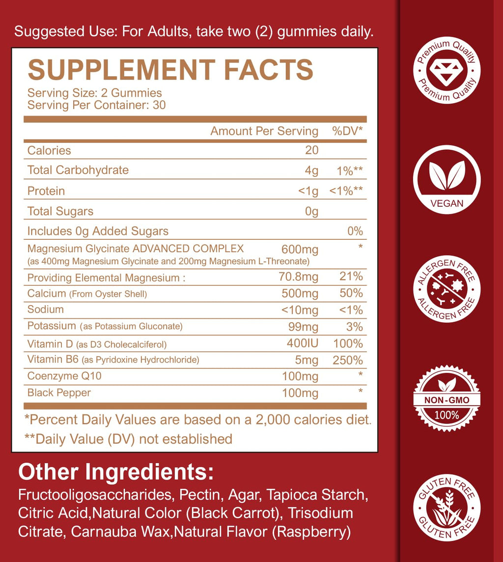 calm mood magnesium glycinate supplement