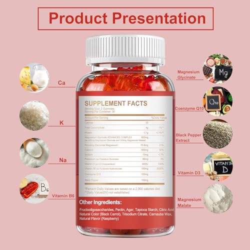 calm mood magnesium supplement gummies