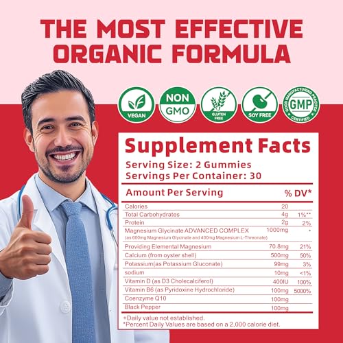 calm mood magnesium supplement gummies