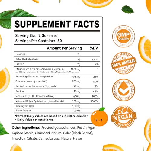 calm mood support magnesium gummies