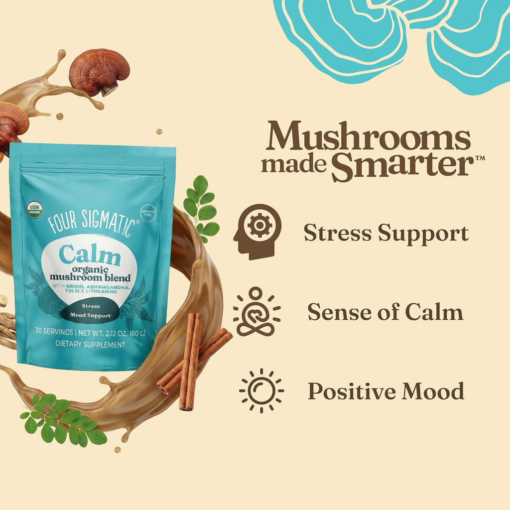 Calm Mushroom Blend for stress relief