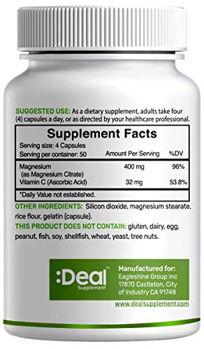 calm nerves with magnesium citrate