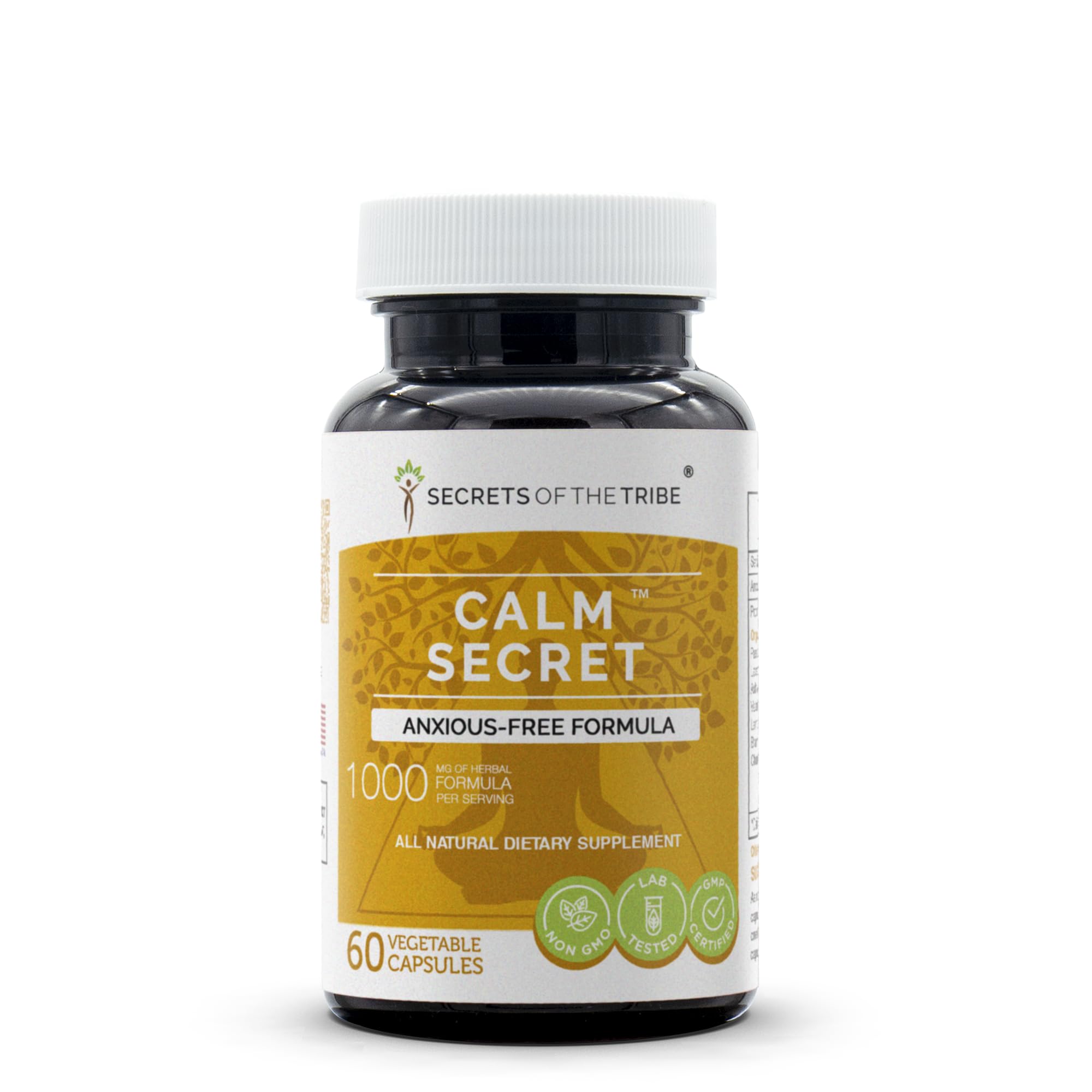 calm secret herbal supplement capsules