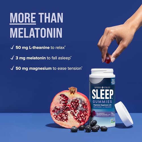 Calm sleep formula with blueberries