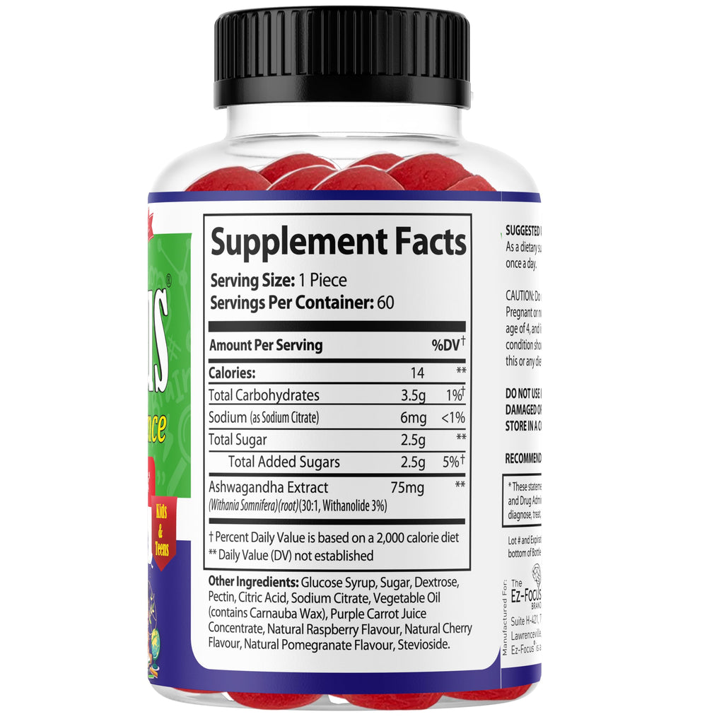 Calm support gummies for teens