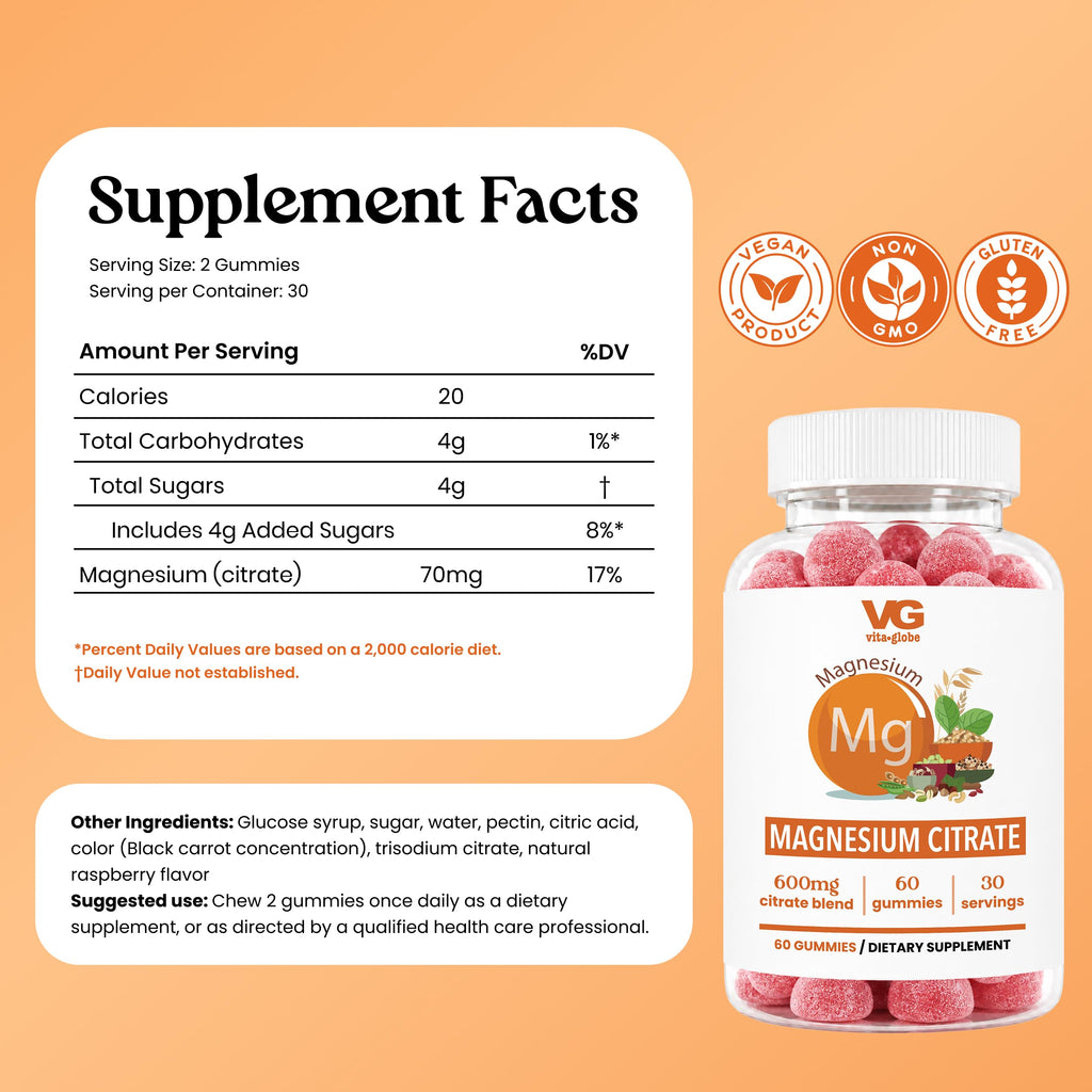 Calm support magnesium chewable gummies