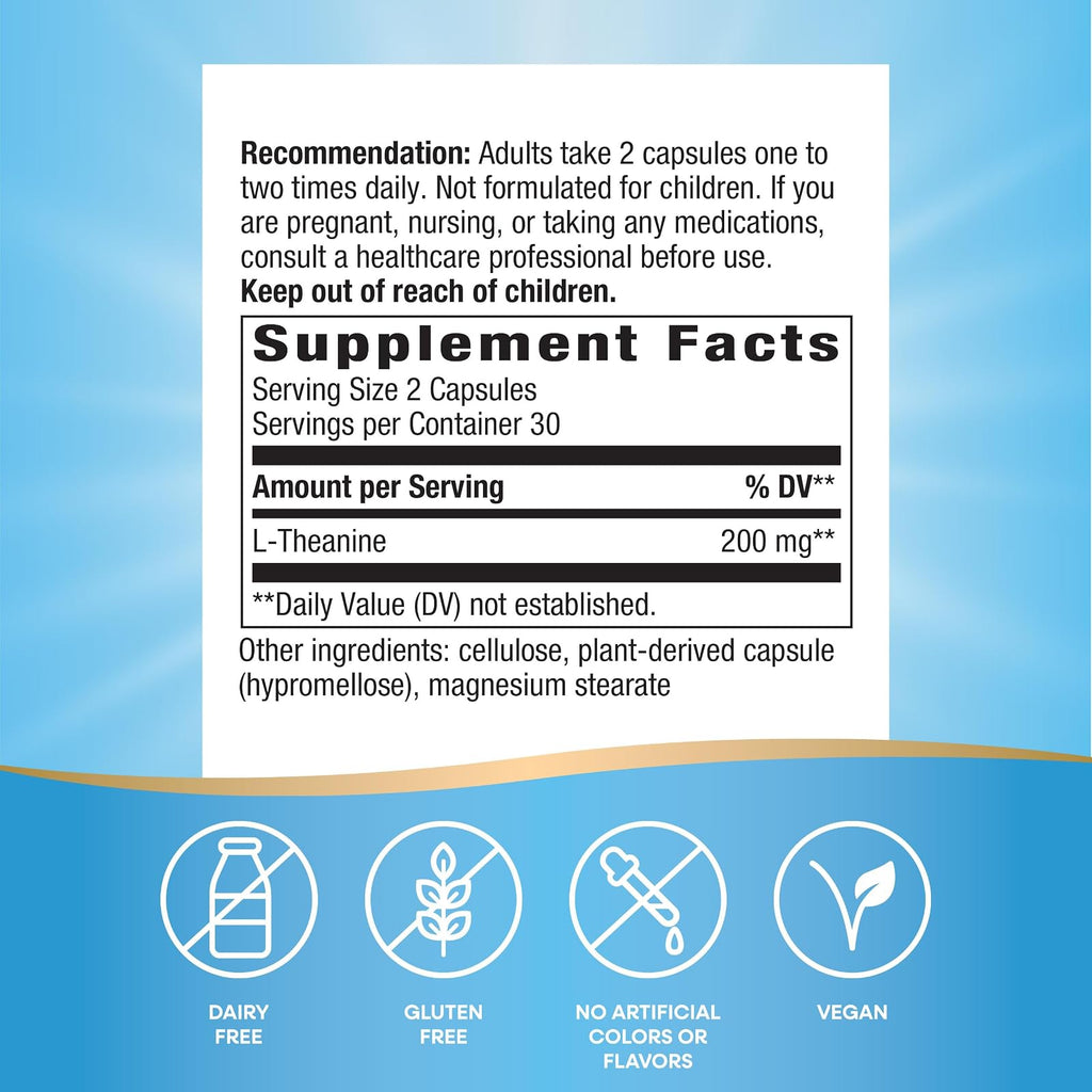 calm your mind l-theanine supplement