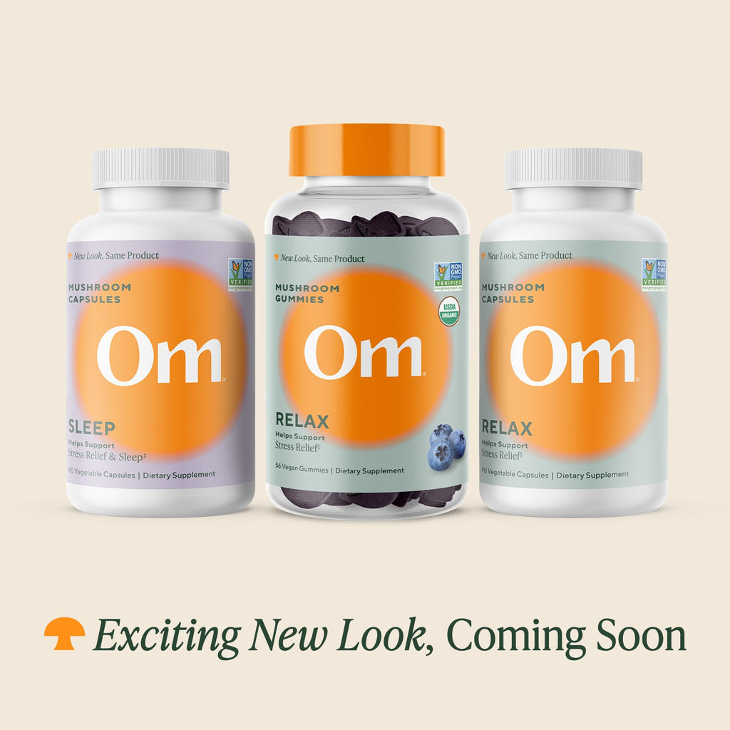Calm your mind with OM Mushroom capsules