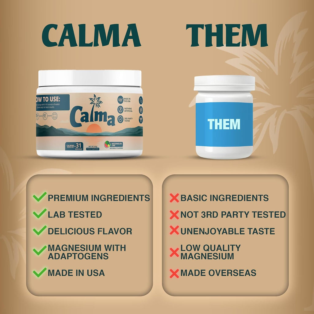 Calma drink for muscle relaxation