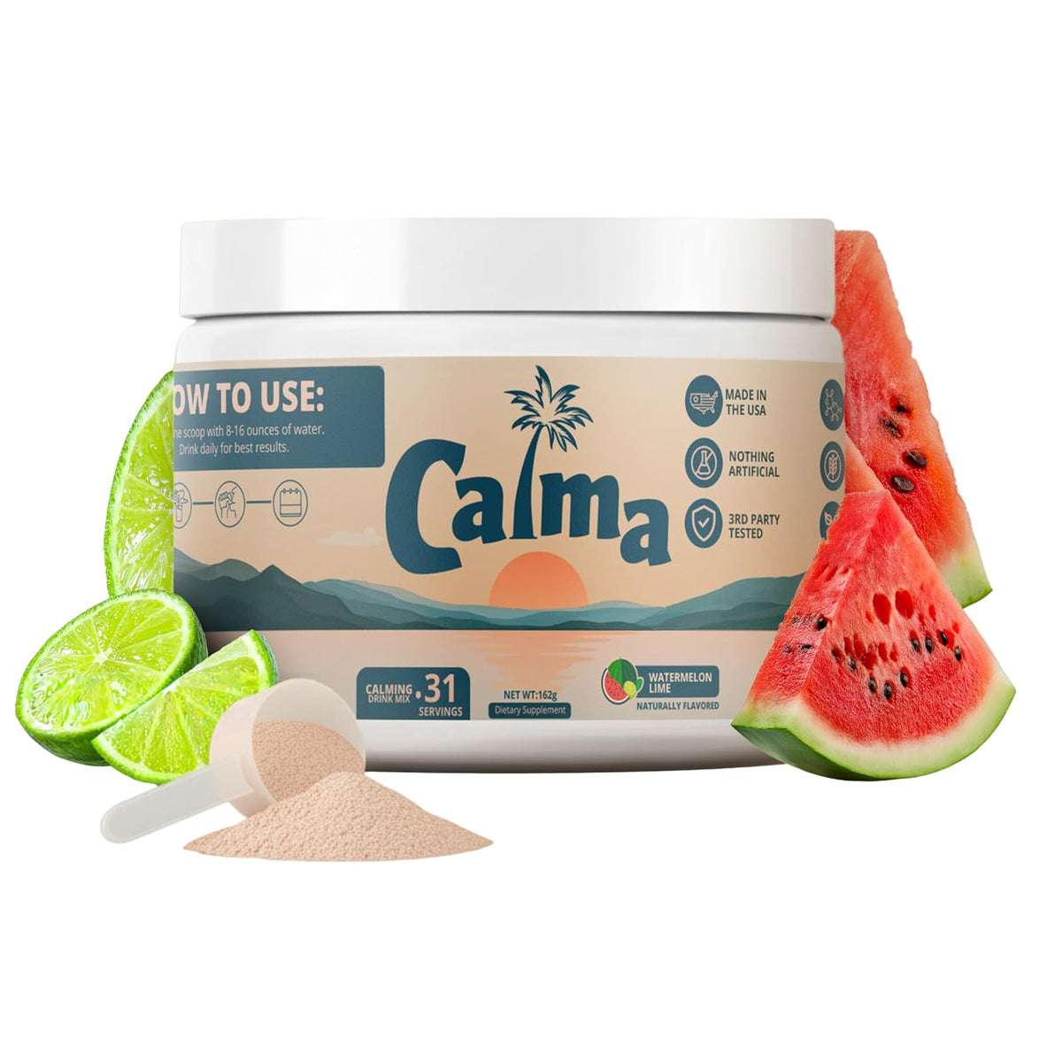 Calma Watermelon Lime drink mix