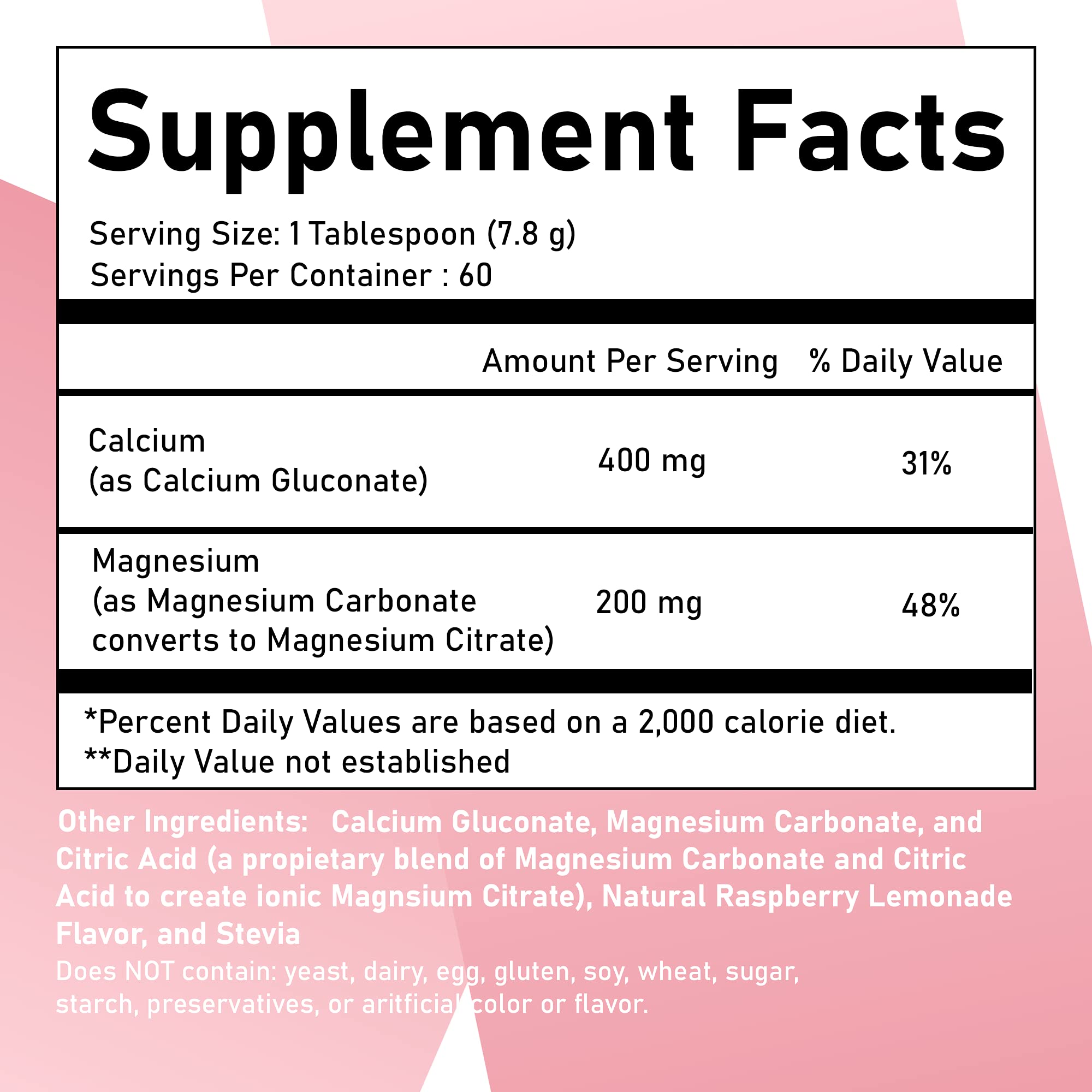 CalMag powder for daily nutrition
