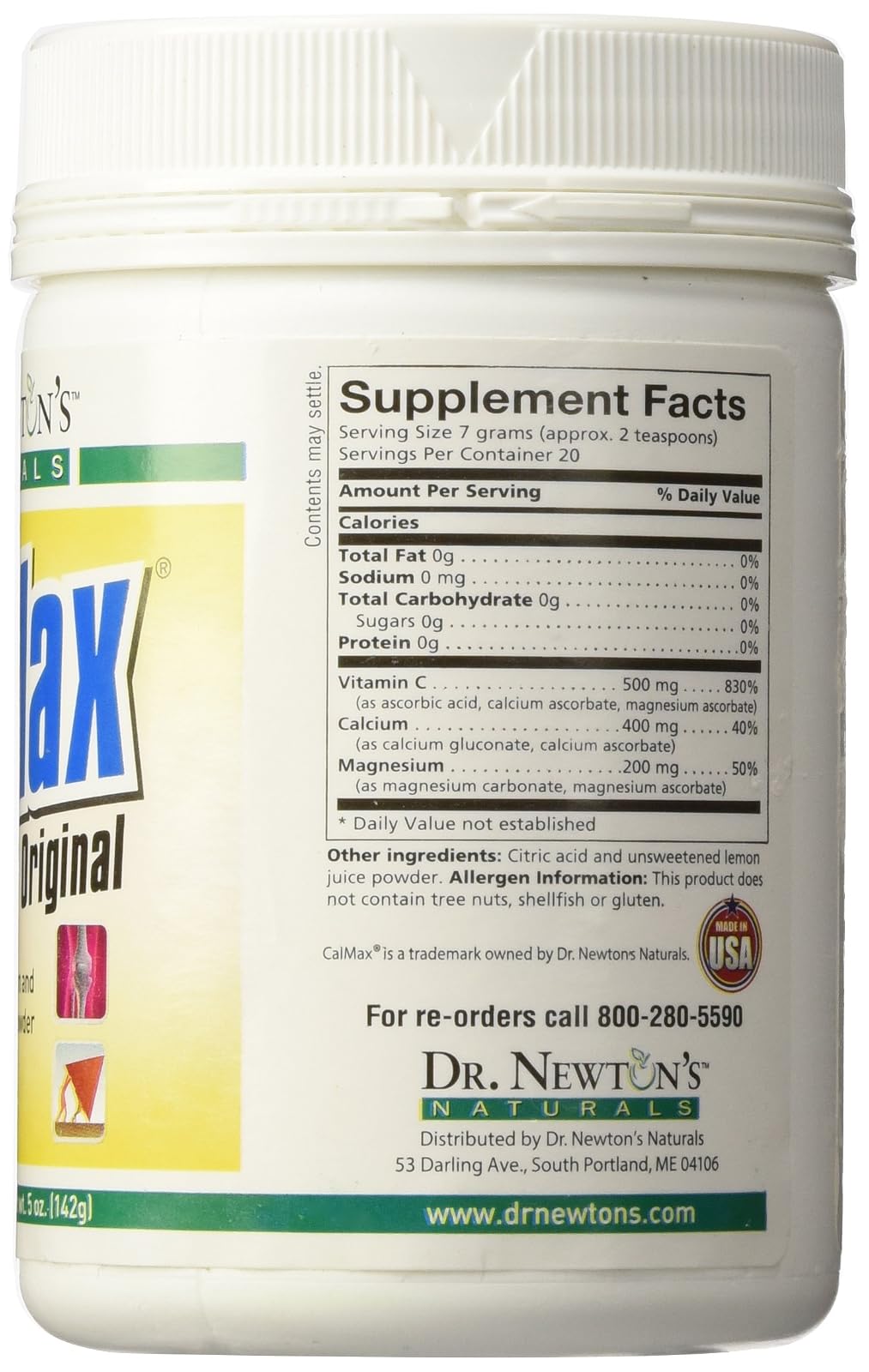 CalMax with vitamin C benefits