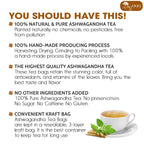 calming Ashwagandha root tea blend