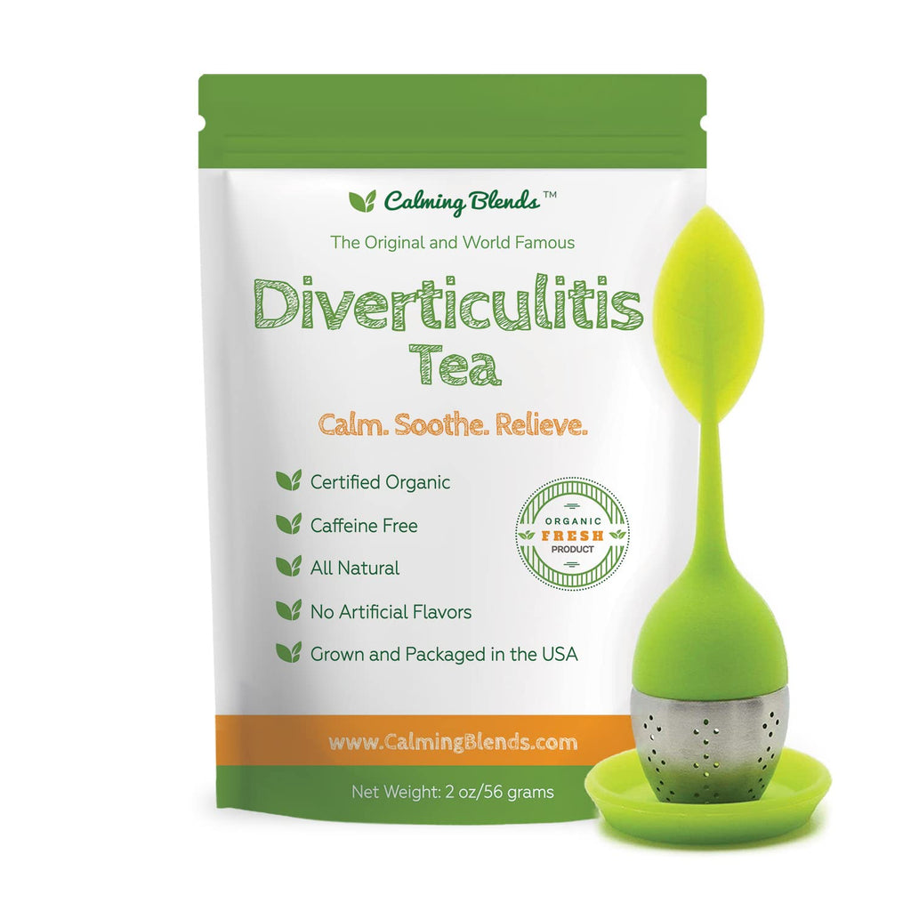 Calming Blends herbal tea for diverticulitis