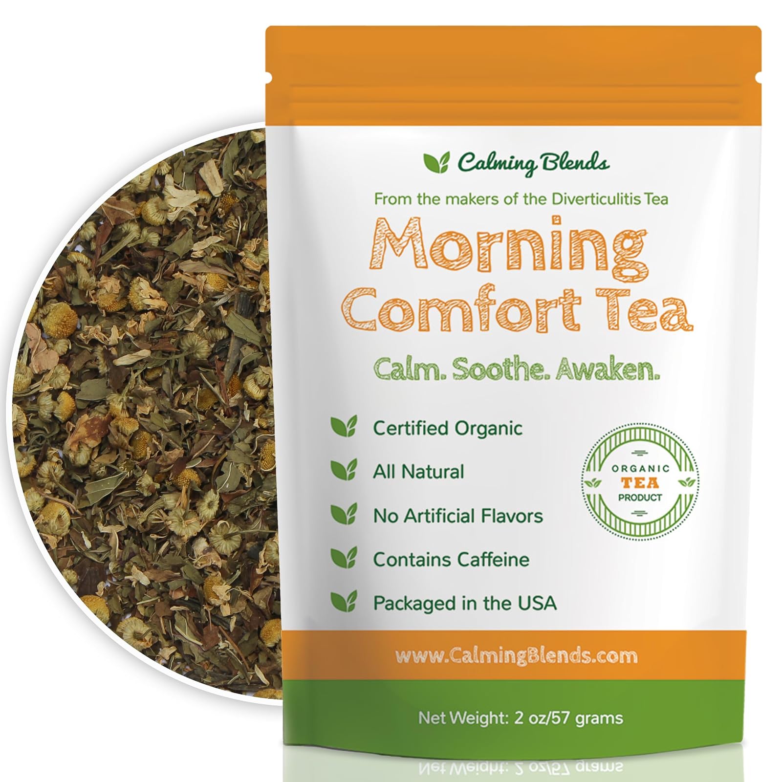 Calming Blends herbal tea for relaxation