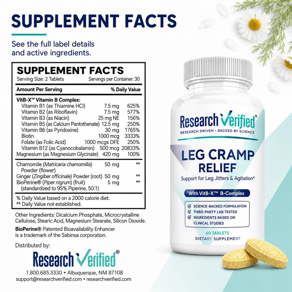 calming chamomile for muscle tension