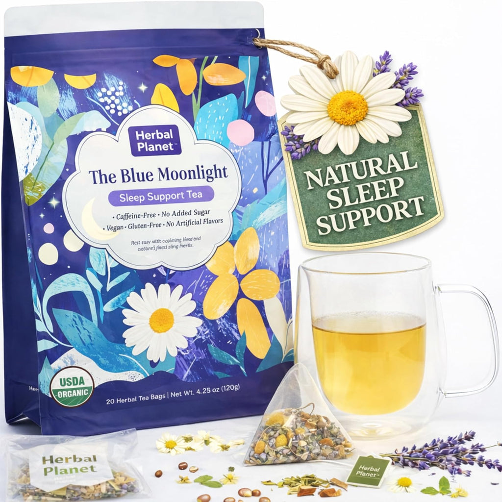 calming chamomile herbal tea bags