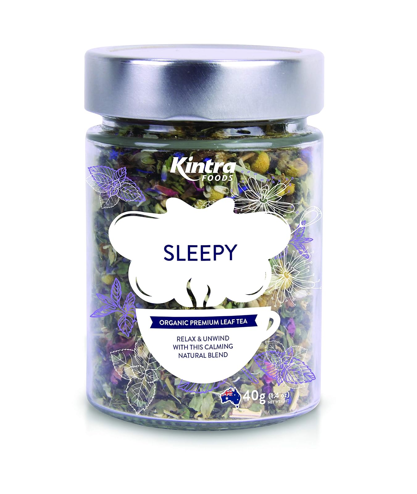 calming chamomile herbal tea blend