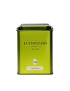 calming chamomile infusion in a tin