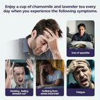calming chamomile lavender infusion