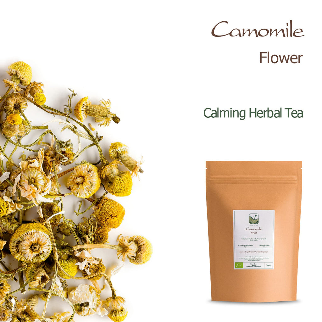 calming chamomile tea for bedtime