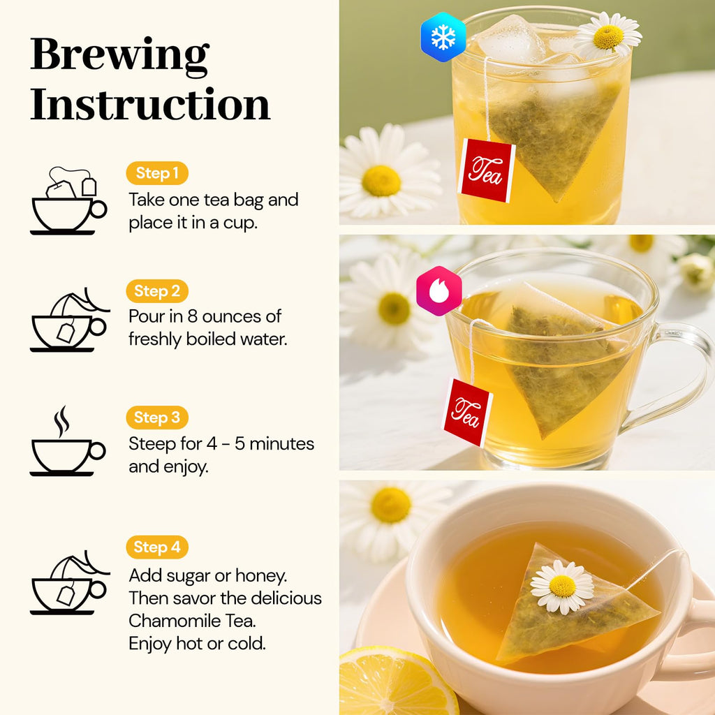 calming chamomile tea for sleep