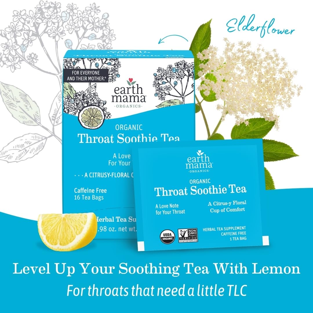 Calming chamomile tea with elderflower
