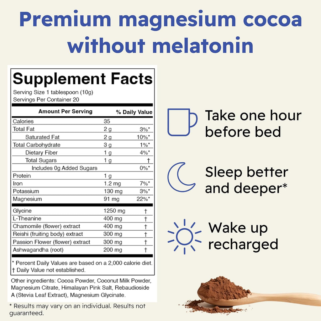 calming cocoa drink for sleep