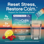 Calming drink mix for stress relief
