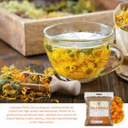 Calming effects of calendula petals
