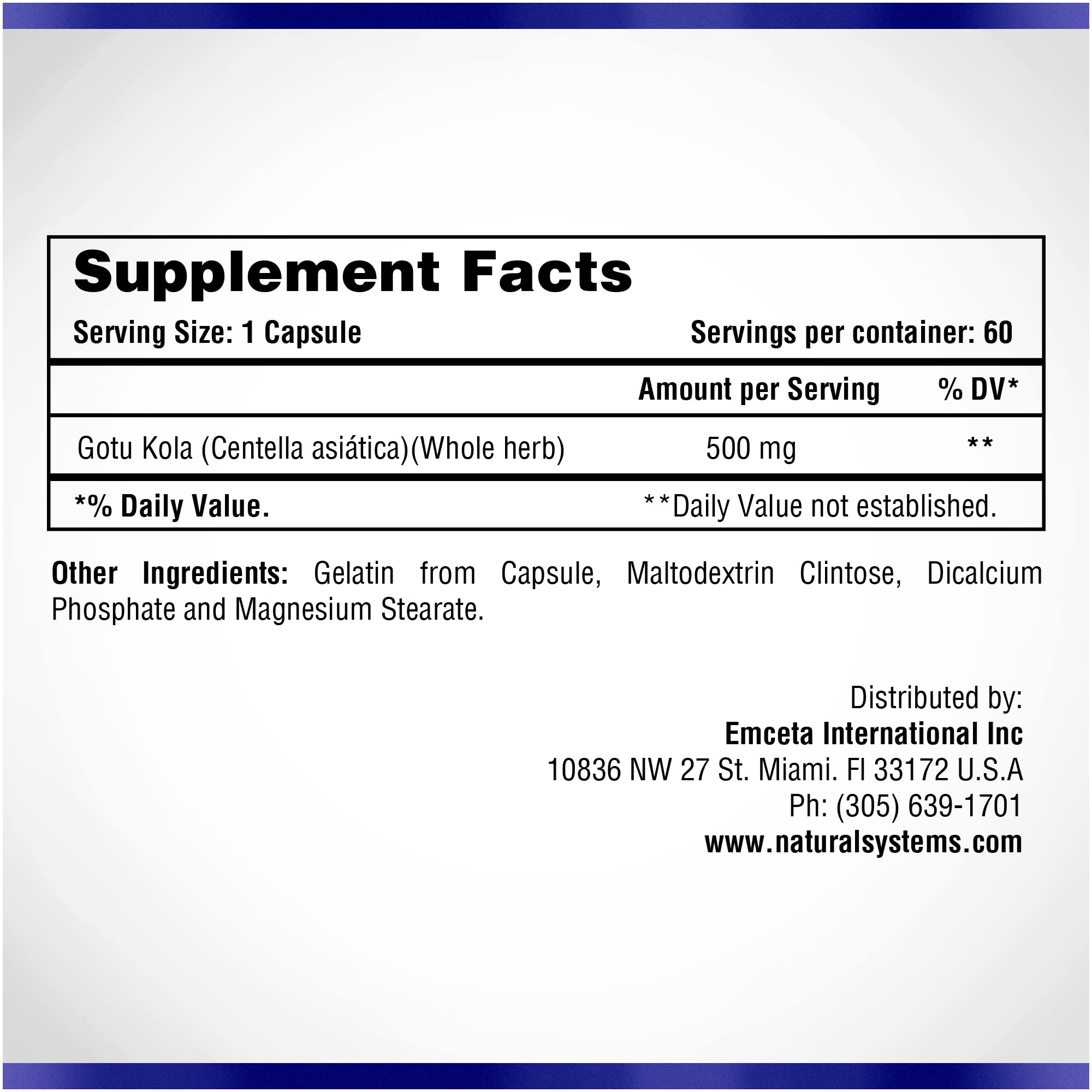 calming effects of gotu kola