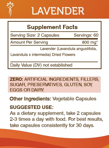 calming effects of lavender capsules