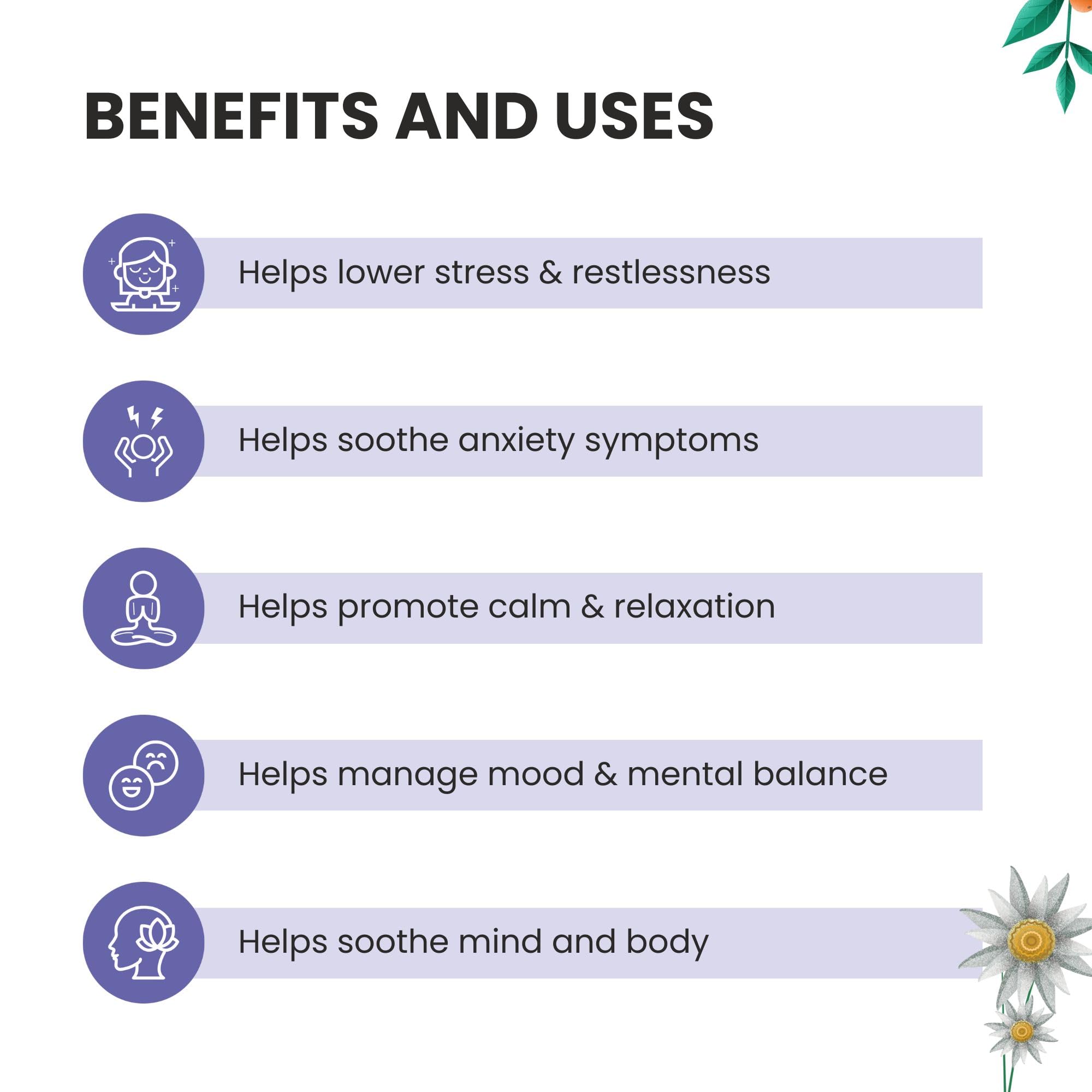calming effects of organic chamomile