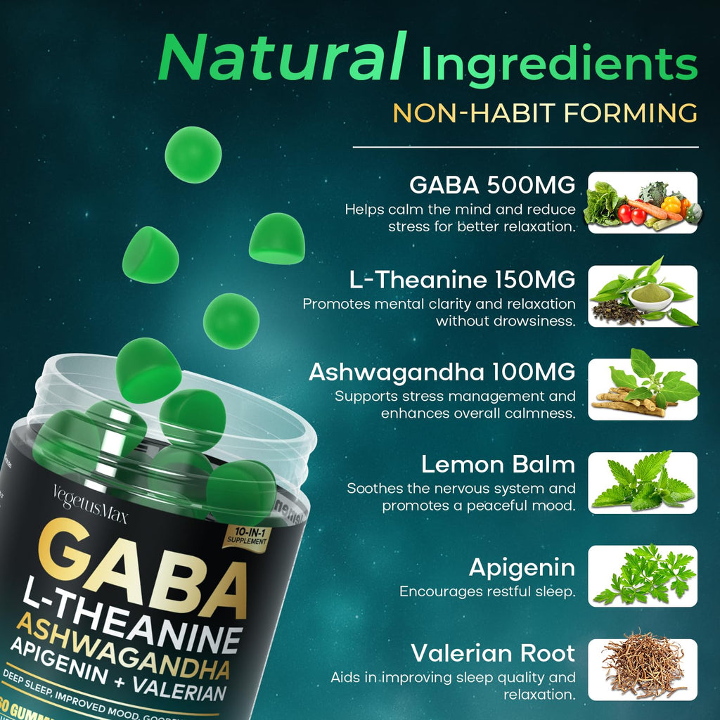 calming GABA gummies for anxiety