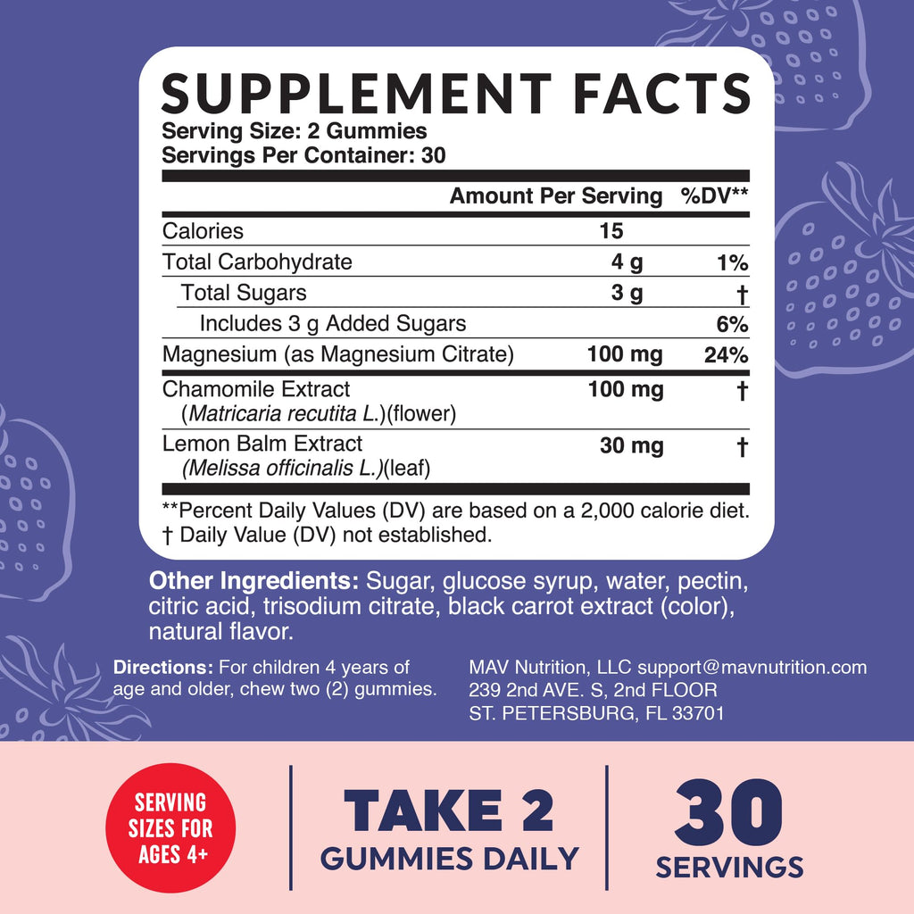 calming gummies for bedtime routine