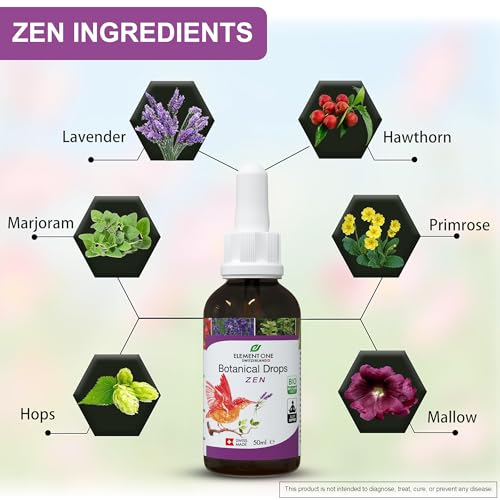 Calming herbal drops for daily use