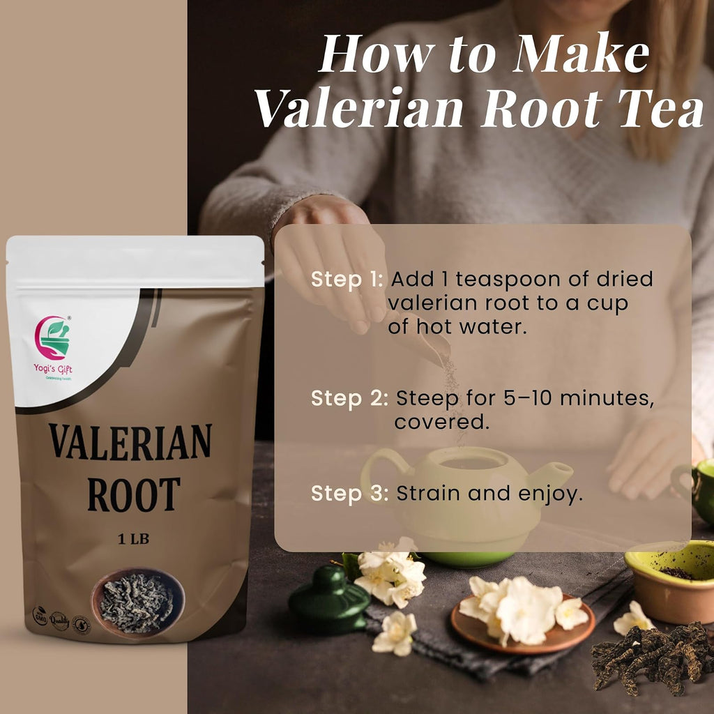 calming herbal infusion valerian