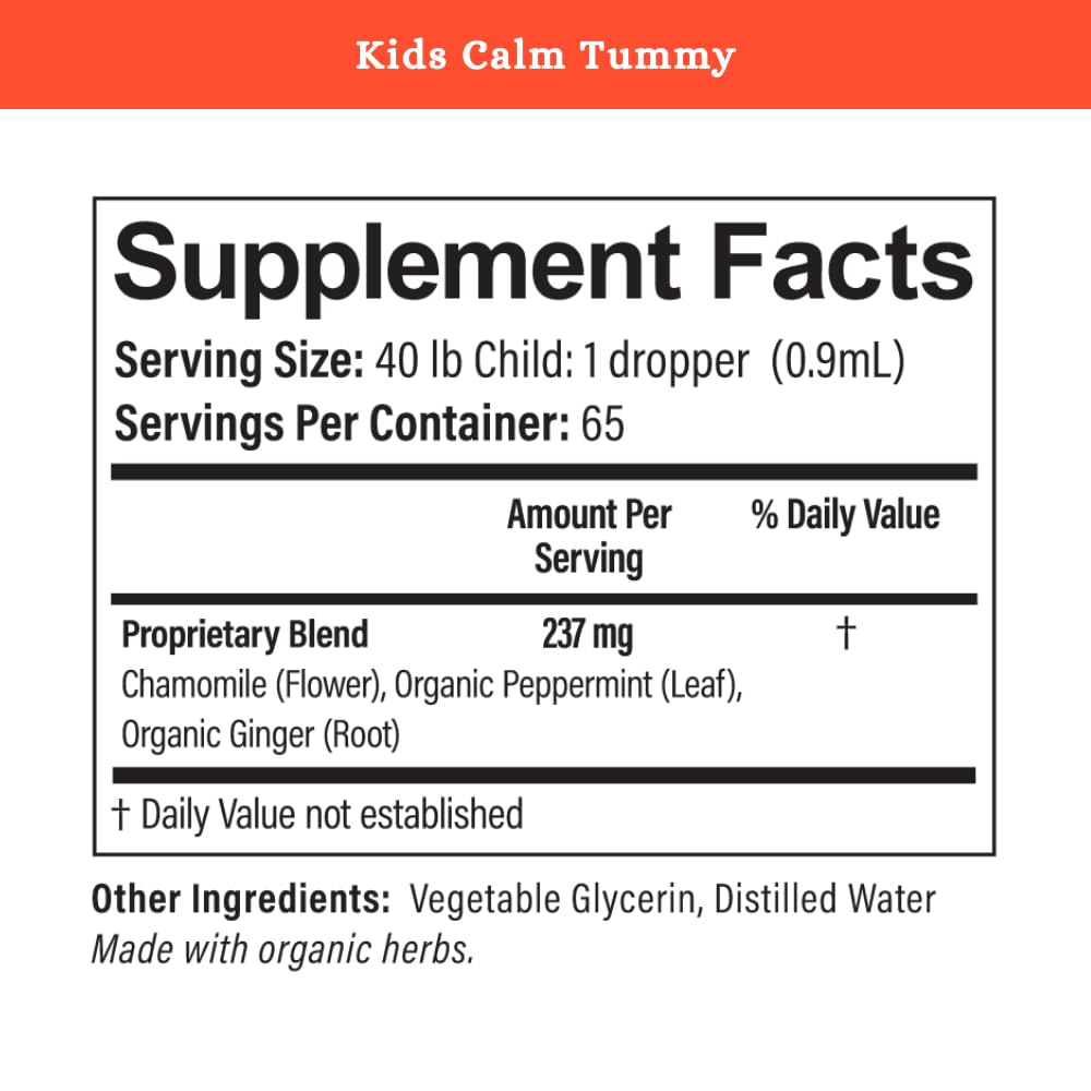 calming herbal remedy for tummy