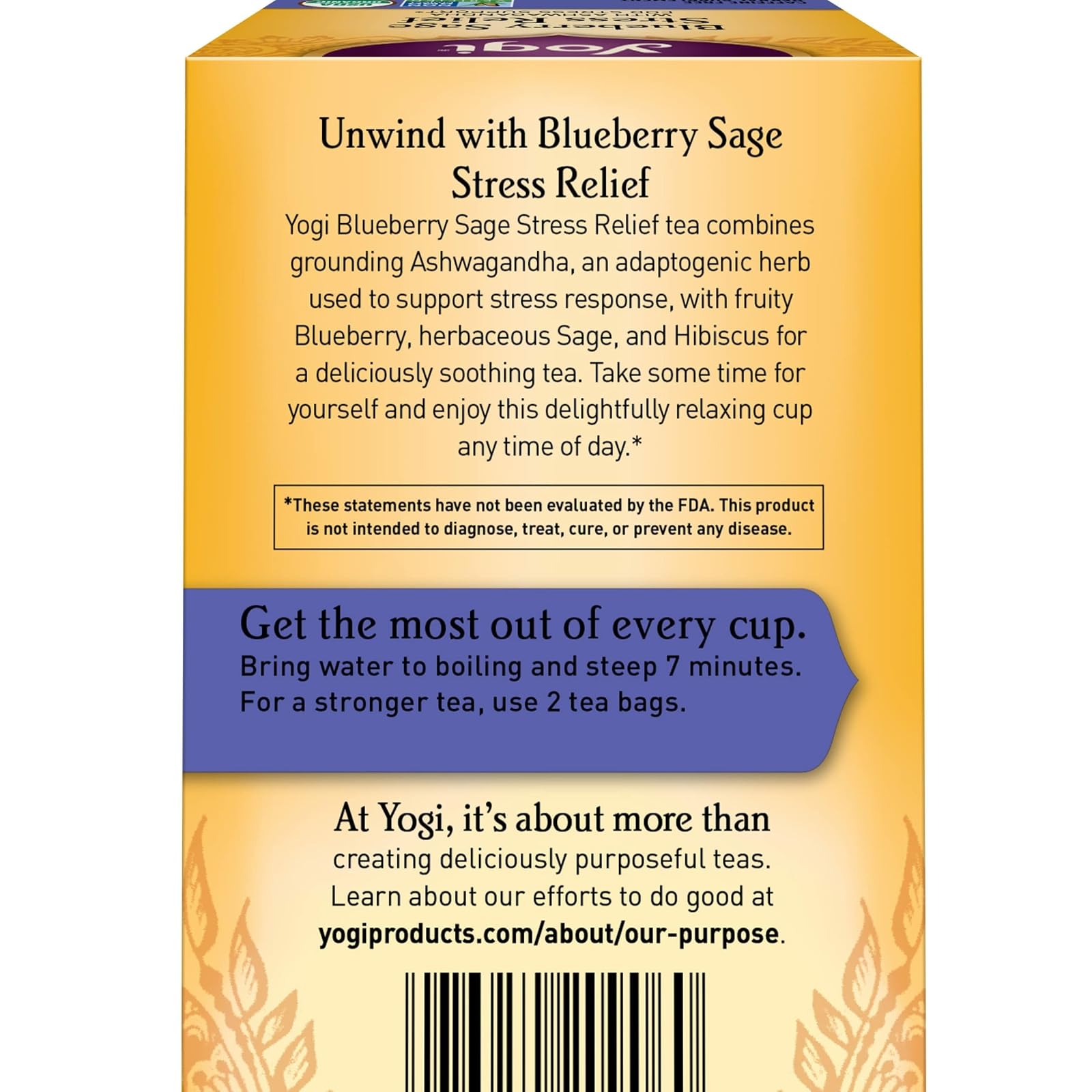 calming herbal tea blend with sage