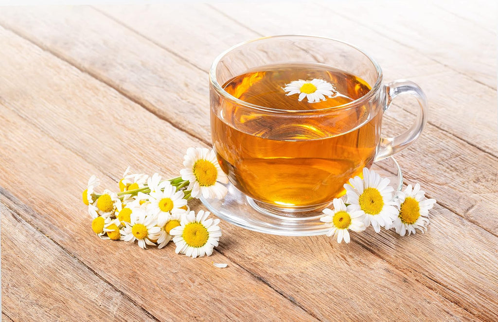 Calming herbal tea for stress relief