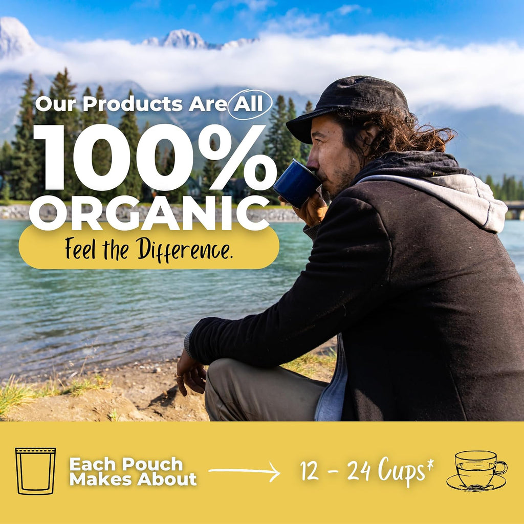 Calming herbal tea with Ashwagandha
