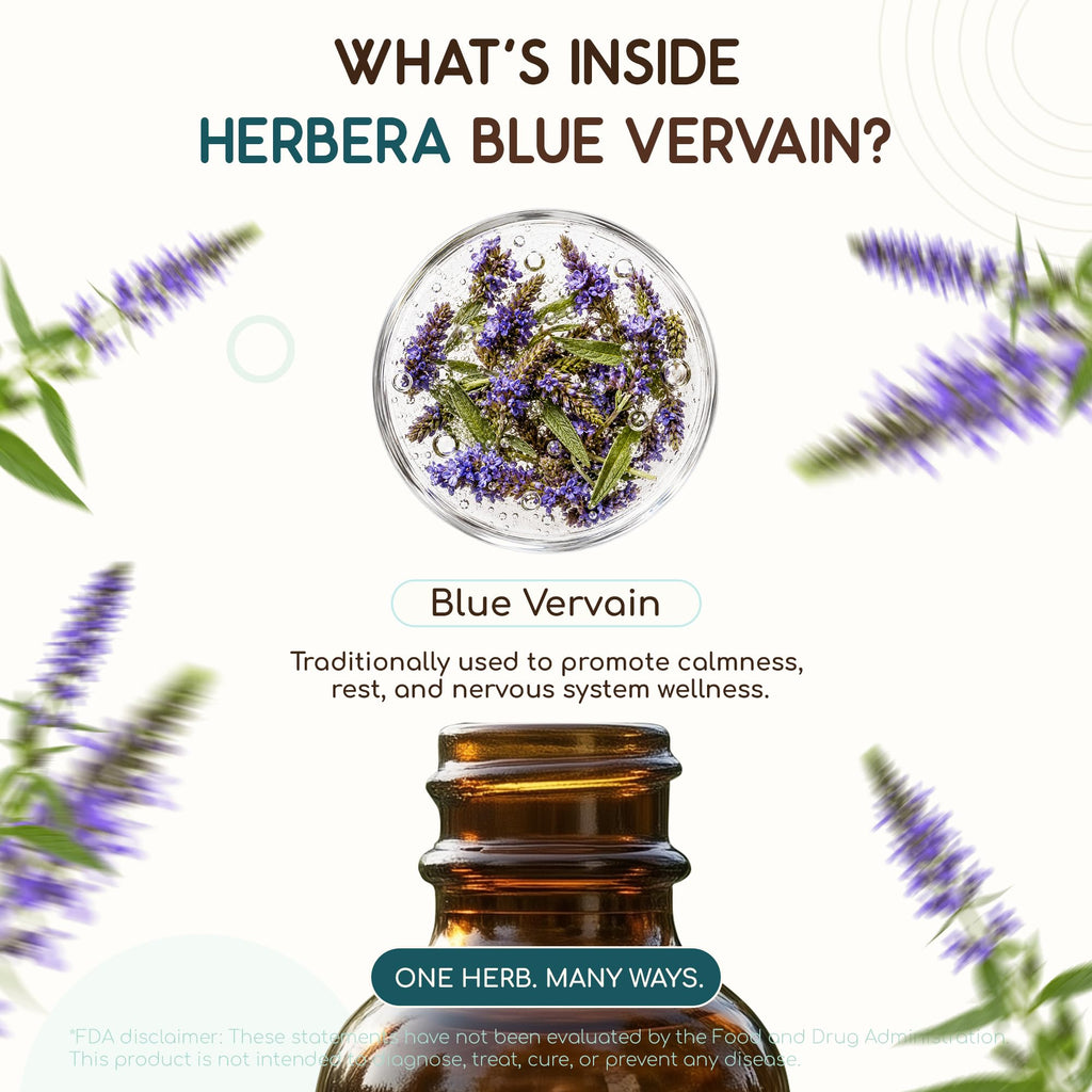 Calming herbal tincture for wellness