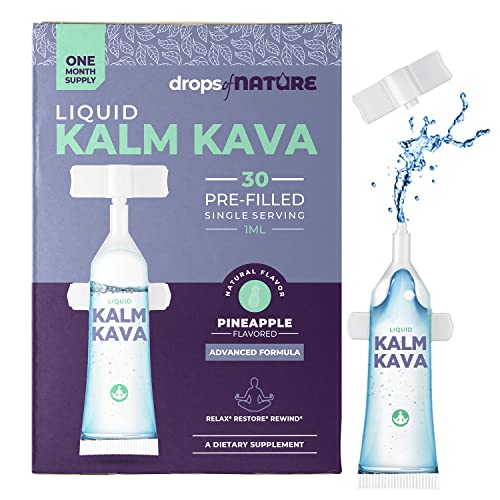 calming kava kava liquid servings